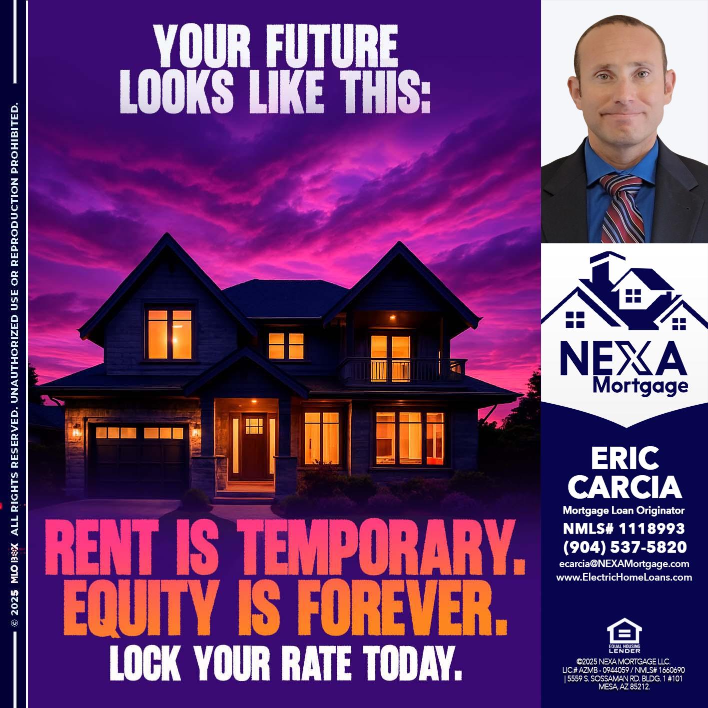 YOUR FUTURE - Eric Carcia -Mortgage Loan Originator